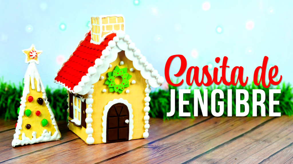Decora la Navidad, Casita de Jengibre hecha con Cartón | El Mundo de Isa